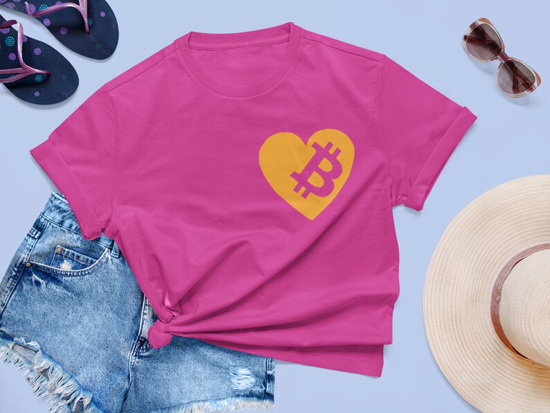 Love Bitcoin Crypto Shirt Cryptocurrency BTC Blockchain Tee - Etsy