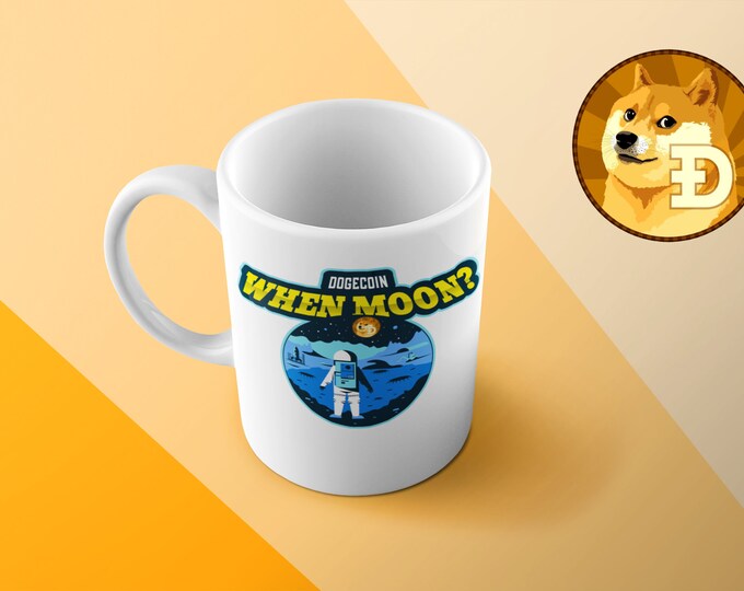 Funny Doge Coin Mug 11oz 330ml Meme Doge Gift Ideas, "very Currency Wow ...