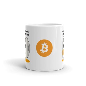 Fueled by Bitcoin and Coffee Mug | Cryptocurrency Tea | Bitcoin Gift - Etsy
