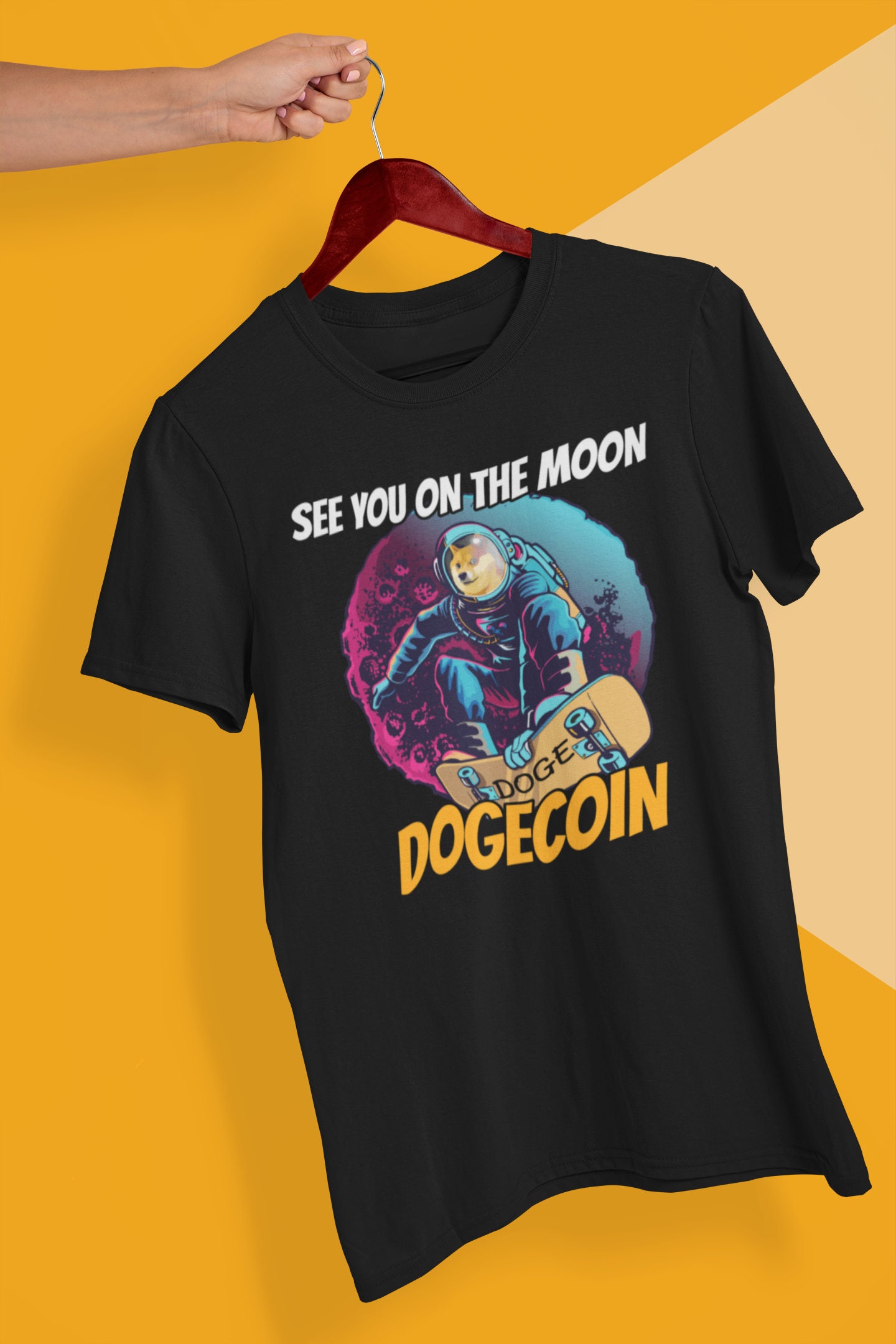 See You on the Moon Dogecoin Shirt Crypto T Shirt DOGE | Etsy