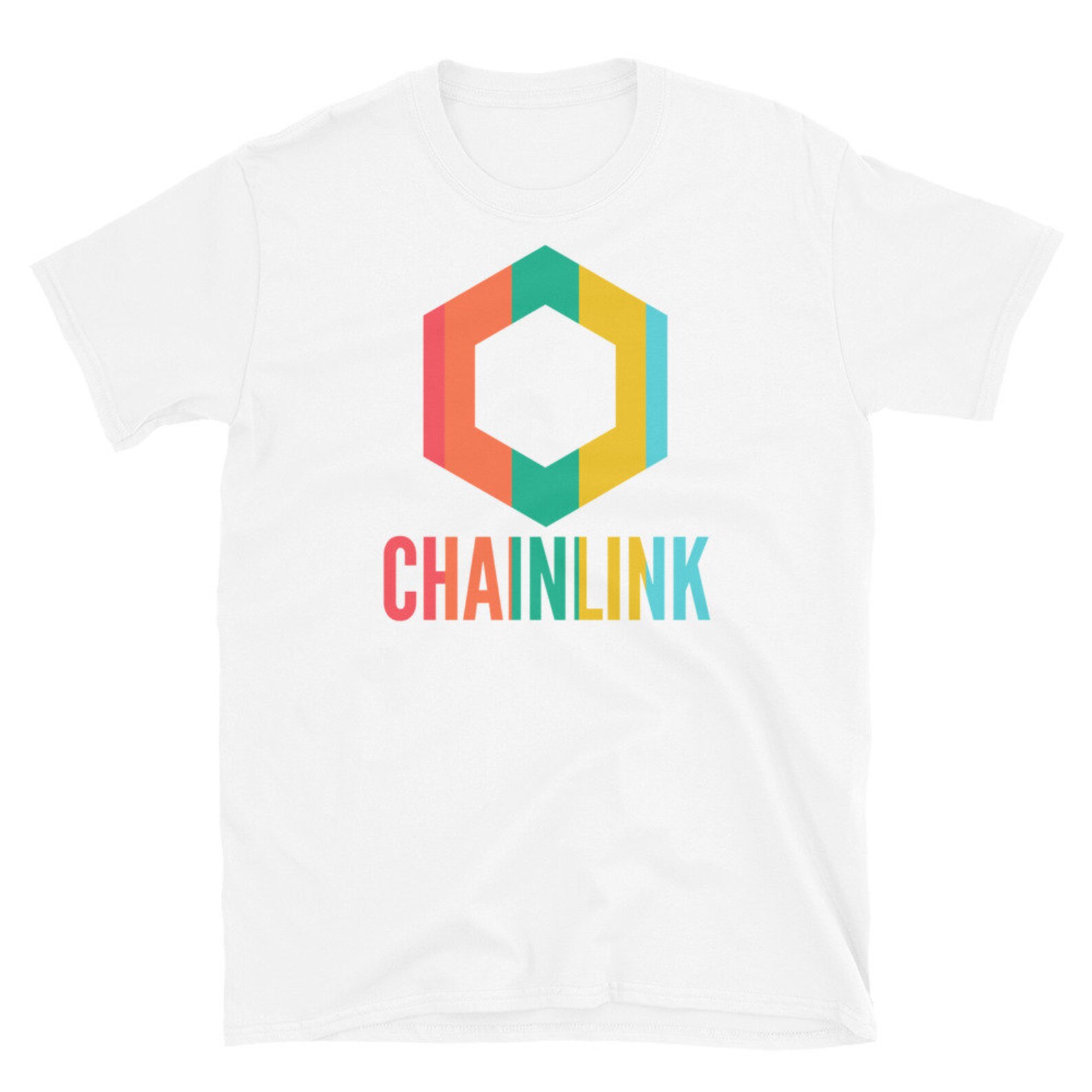 Chainlink Colors Sunset Shirt Chainklink Crypto Tshirt | Etsy