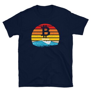 Ride the Bitcoin Wave Sunset Shirt | Bitcoin Crypto T Shirt | Bitcoin ...