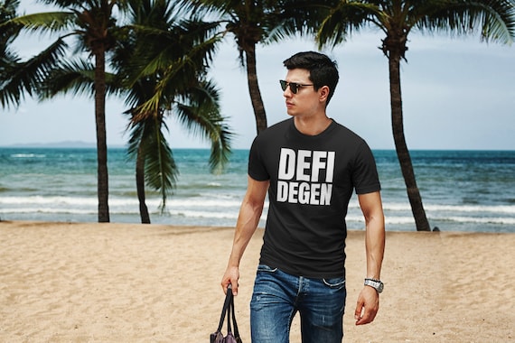 Defi Degen Crypto Tee Funny Cryptocurrency Shirt | Etsy