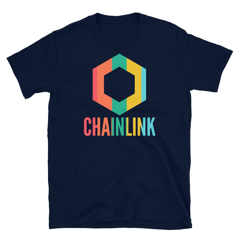 Chainlink Colors Sunset Shirt Chainklink Crypto Tshirt | Etsy