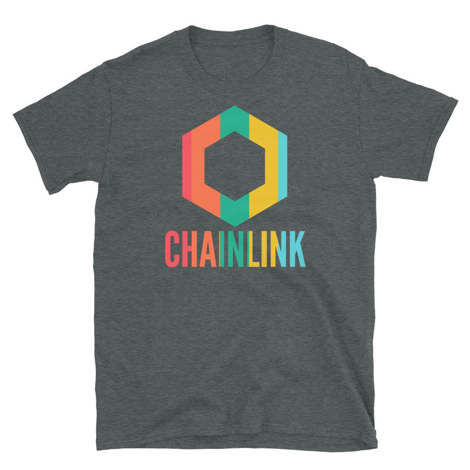 Chainlink Colors Sunset Shirt | Chainklink Crypto Tshirt | LNIK ...