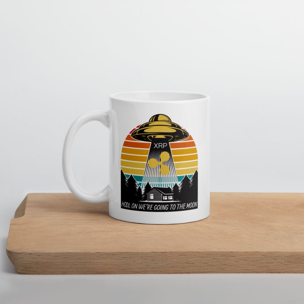 Ripple XRP Mug HODL on We're Going to the Moon Ripple - Etsy UK