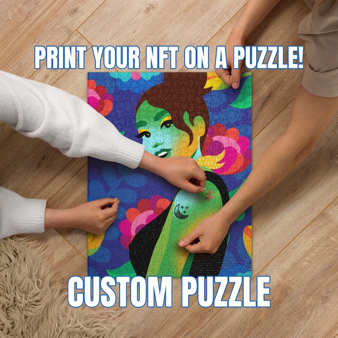 Custom Print NFT Jigsaw Puzzle Crypto Gift Print Your NFT - Etsy