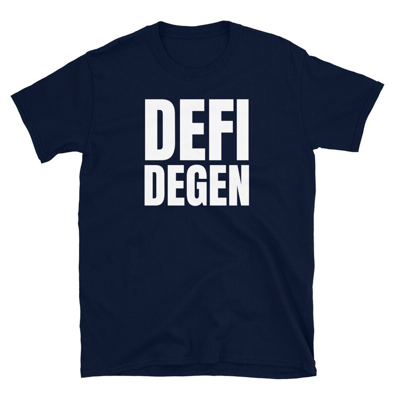 Defi Degen Crypto Tee Funny Cryptocurrency Shirt | Etsy