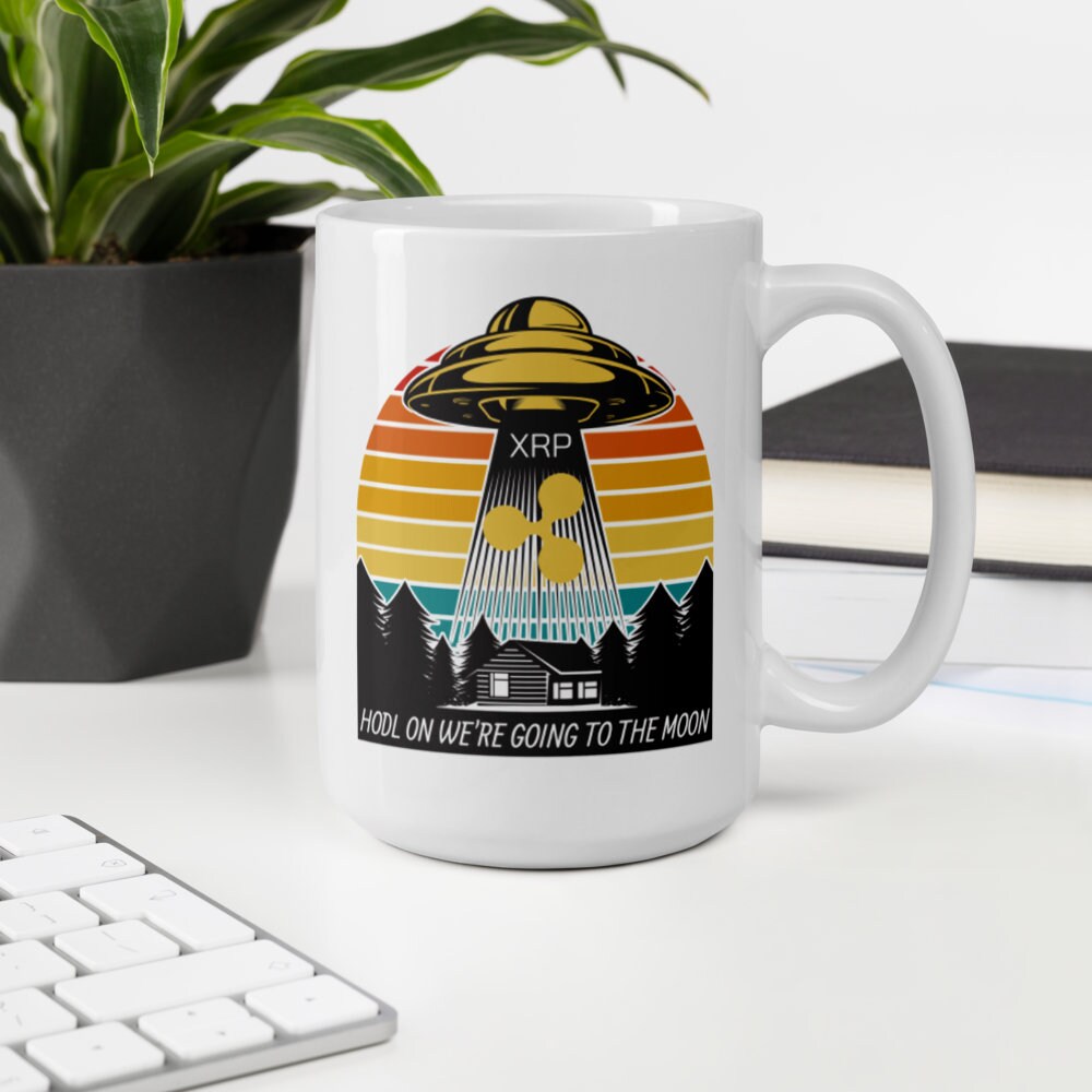 Ripple XRP Mug HODL on We're Going to the Moon Ripple - Etsy UK