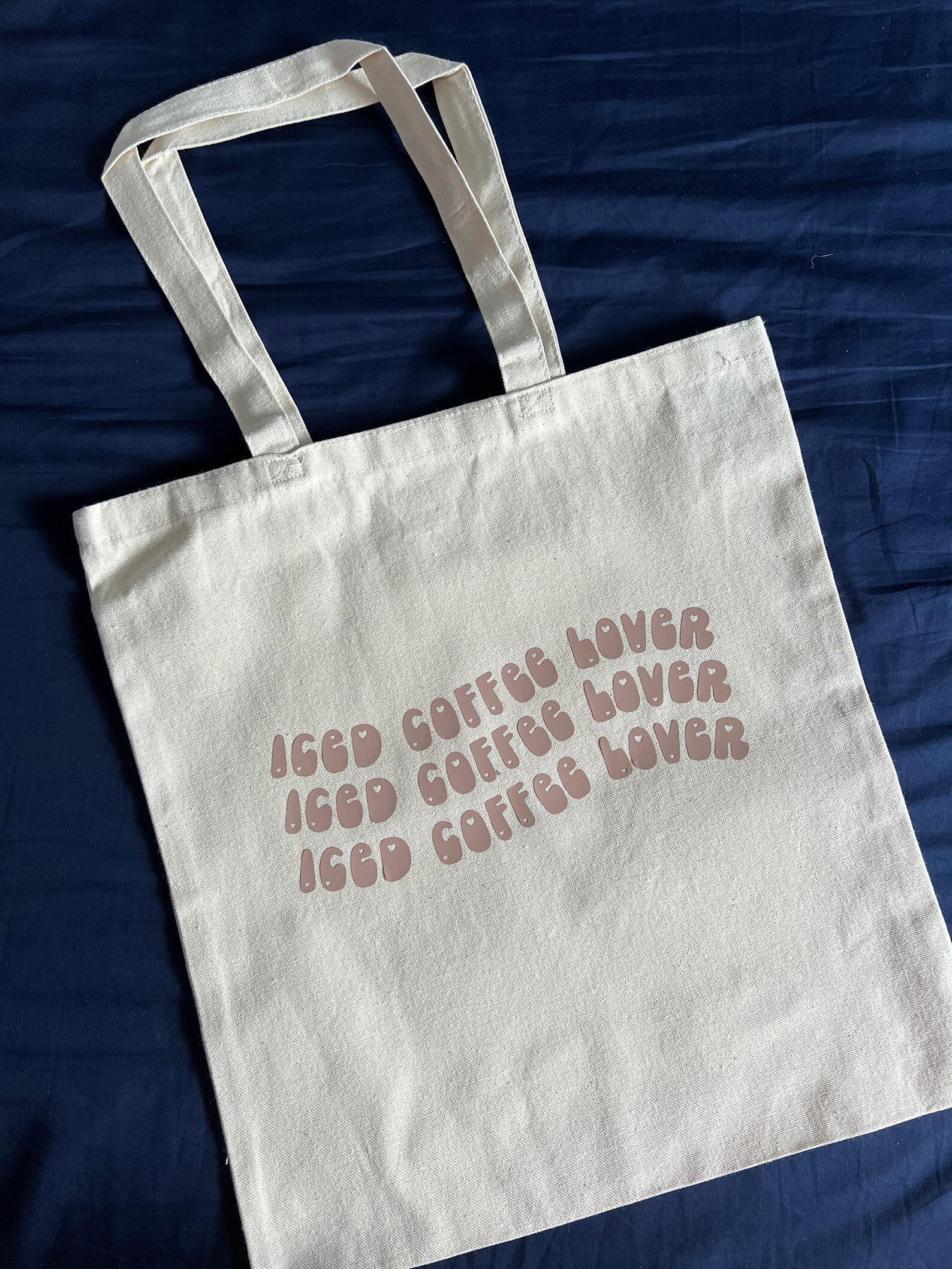 Iced Coffee Lover Tote Bag/ Iced Coffee Lover/ Tote Bag/ Shopping Tote ...