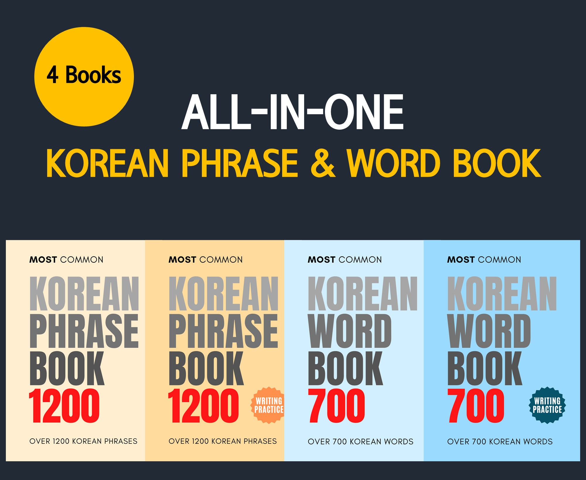 ALL-IN-ONE Korean Phrase & Word Book (including 4 Books) (ebook / Pdf ...