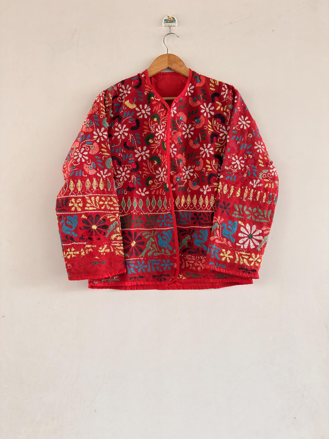 Embroidered Boho Jacket, Mirror Work, Tribal Festival Coat - Etsy