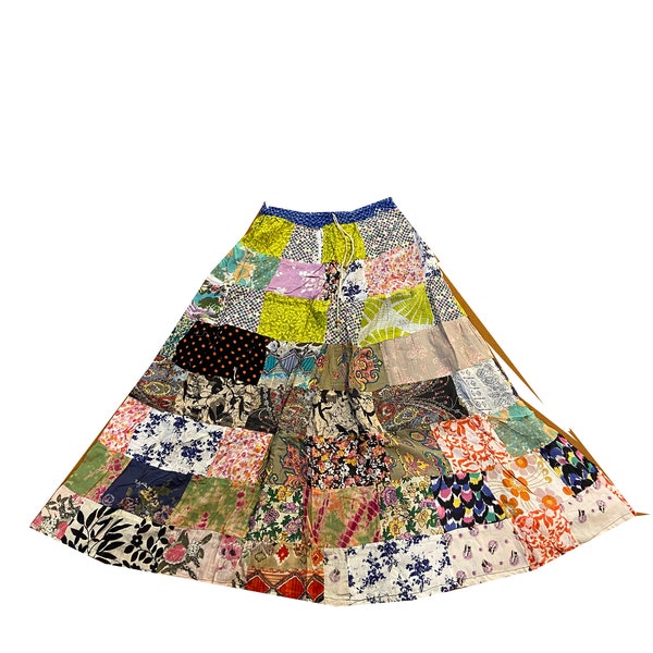 Patchwork Skirt - Etsy