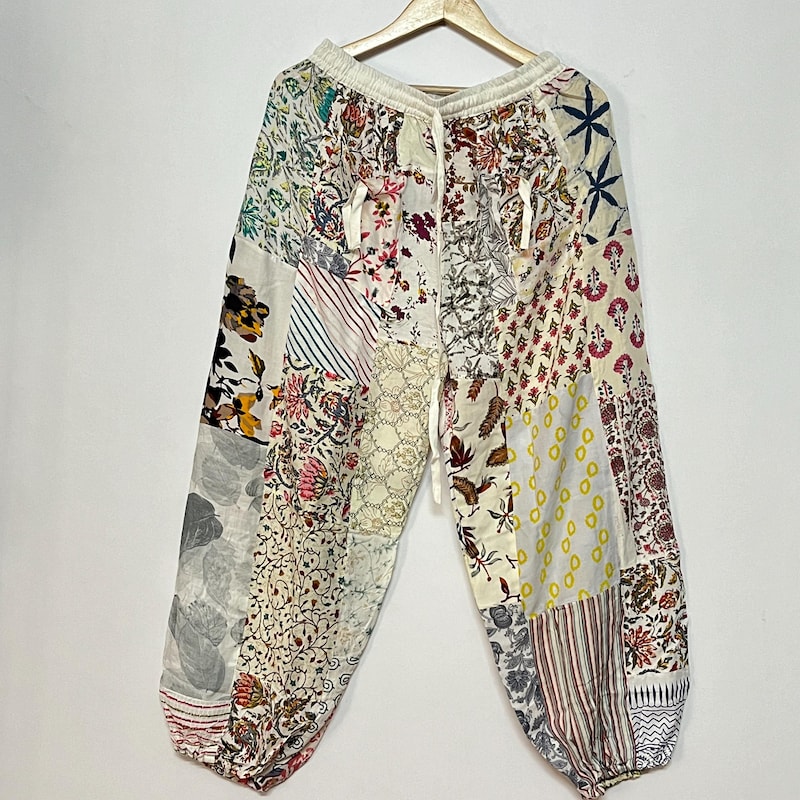 Patchwork Pants - Etsy