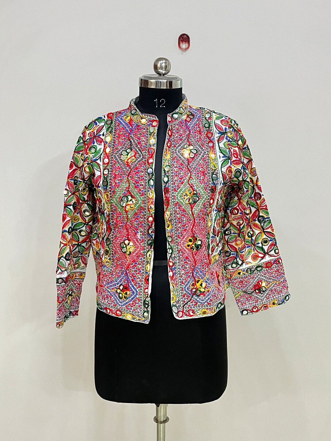 White Color Indian Handmade Banjara Jacket, Jacket for Women, Women ...