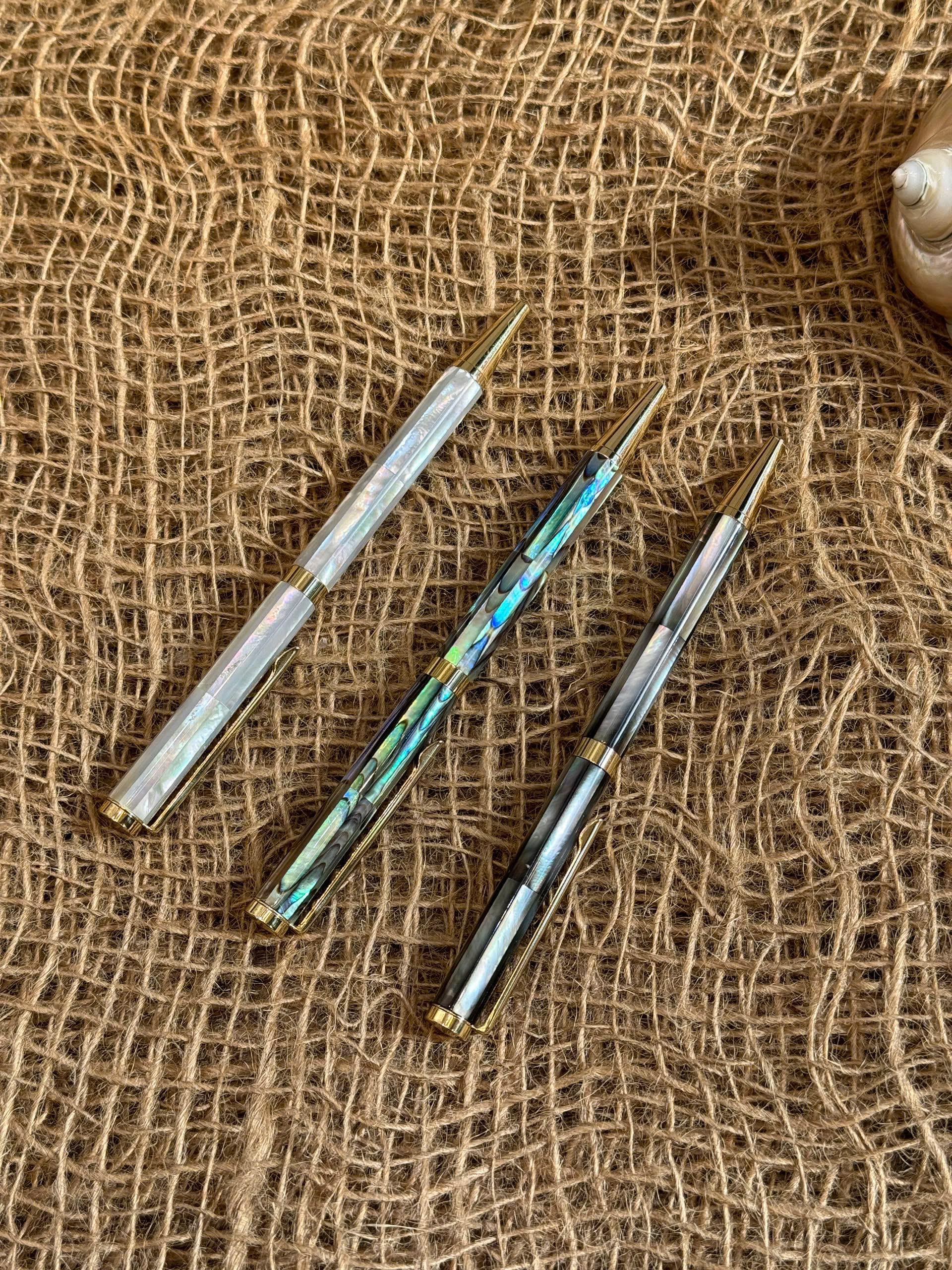 Handmade Mother of Pearl Inlay Pen | Elegant Desk Accessory | Mother's ...