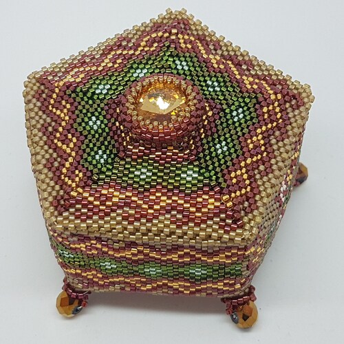 Rose Beaded Box Pattern / Tutorial - Etsy