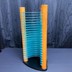 Vintage Storage Holder Case Tower 20 Disc CD Holder Tower Rack CD ...