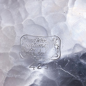 Vintage Rodney Kent Aluminum Tulip Pattern Candy Dish - Etsy