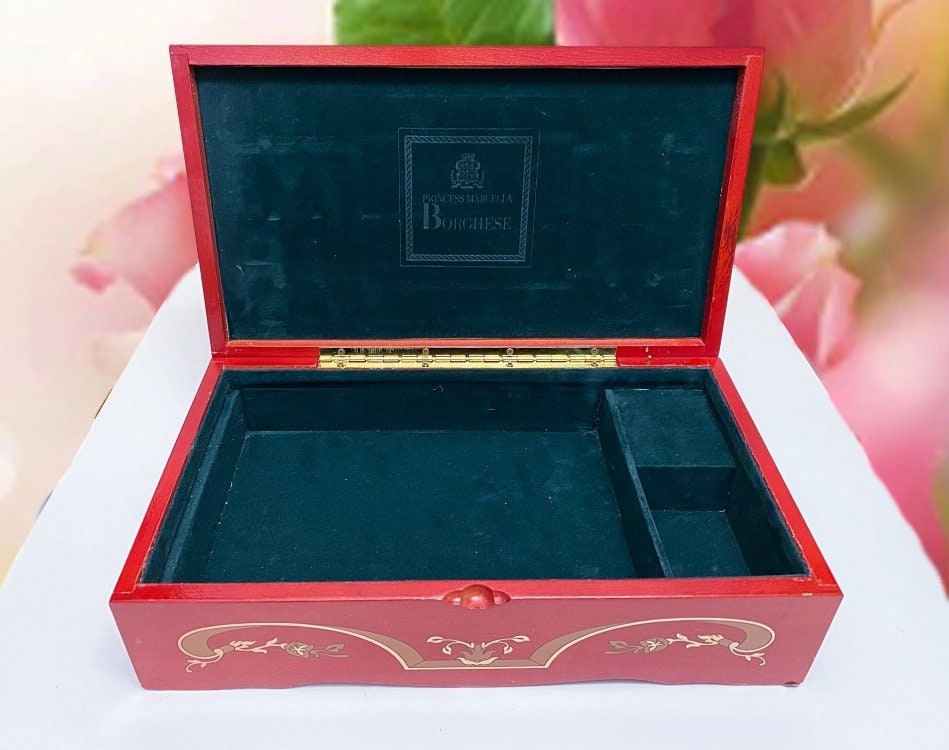 Vintage Borghese Musical Jewelry Box - Etsy