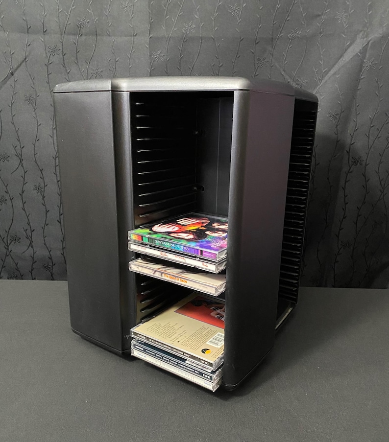 Vintage Laserline Rotating CD DVD Tower: Hard Plastic Media Storage - Etsy