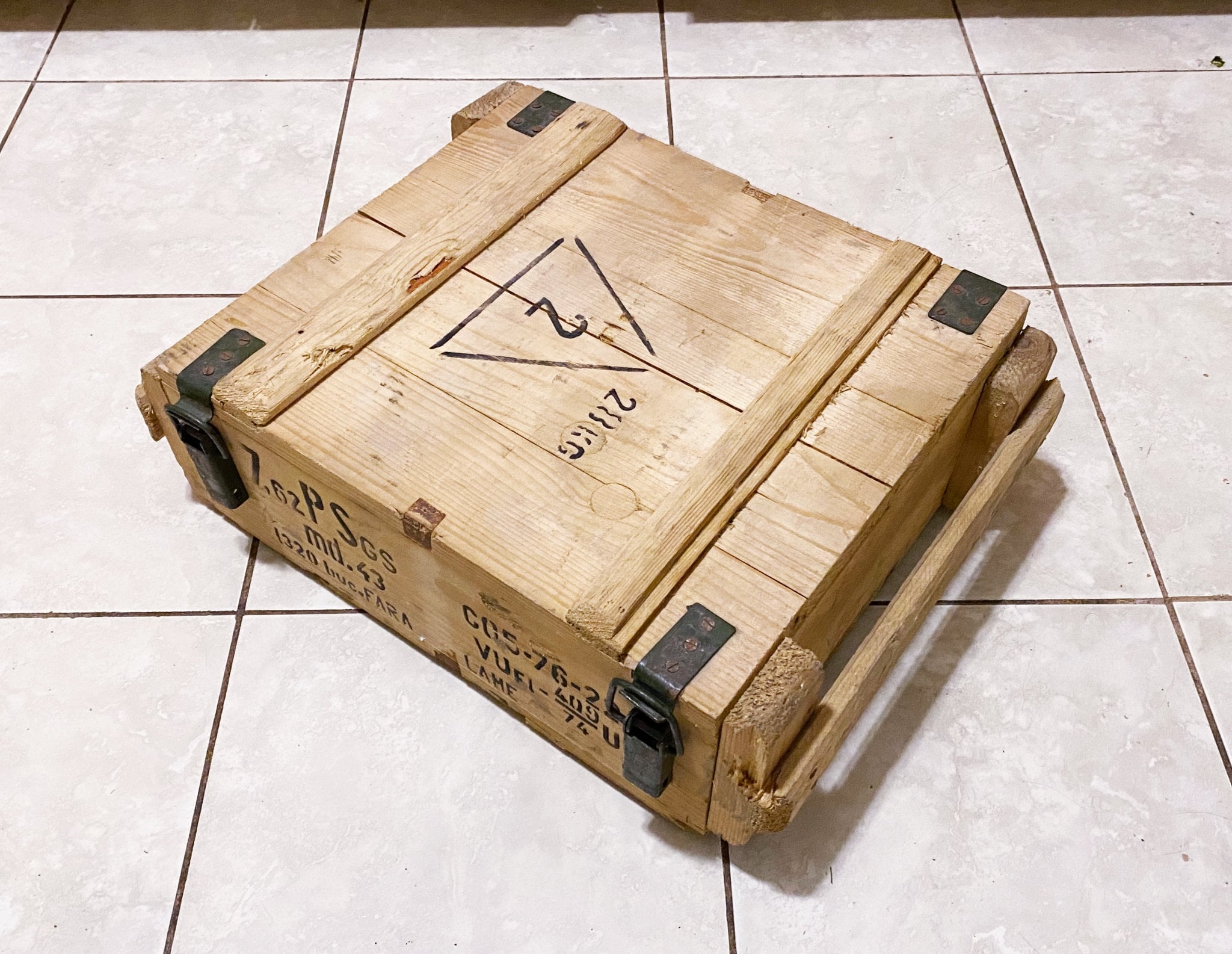 Vintage Wooden Ammo Crate Ammunition Box Wood Storage Box - Etsy