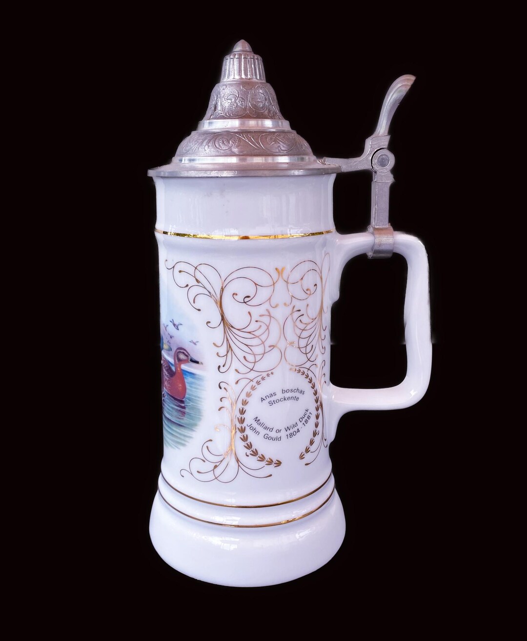 Vintage German Beer Stien West Germany Stein With Pewter Lid ...