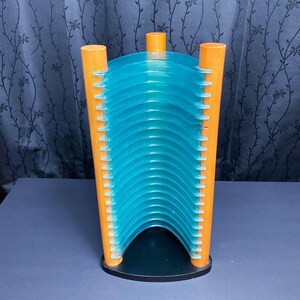 Vintage Storage Holder Case Tower 20 Disc CD Holder Tower Rack CD ...
