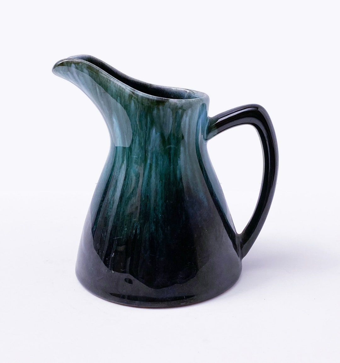 Blue Mountain Pottery Pitcher BMP Collingwood Canada Collectible Green ...