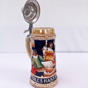 Vintage German Beer Stien West Germany Stein With Pewter Lid ...