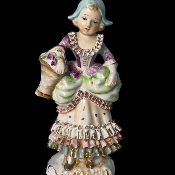 Porcelain Lady Figurines - Etsy
