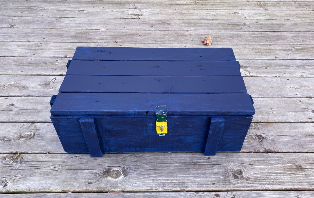 Vintage Army Style Wooden Box Wood Storage Box - Etsy