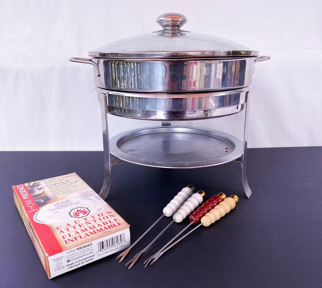 Vintage Chafing Dish: Food Warmer Stand, Party Serving Dish - Etsy