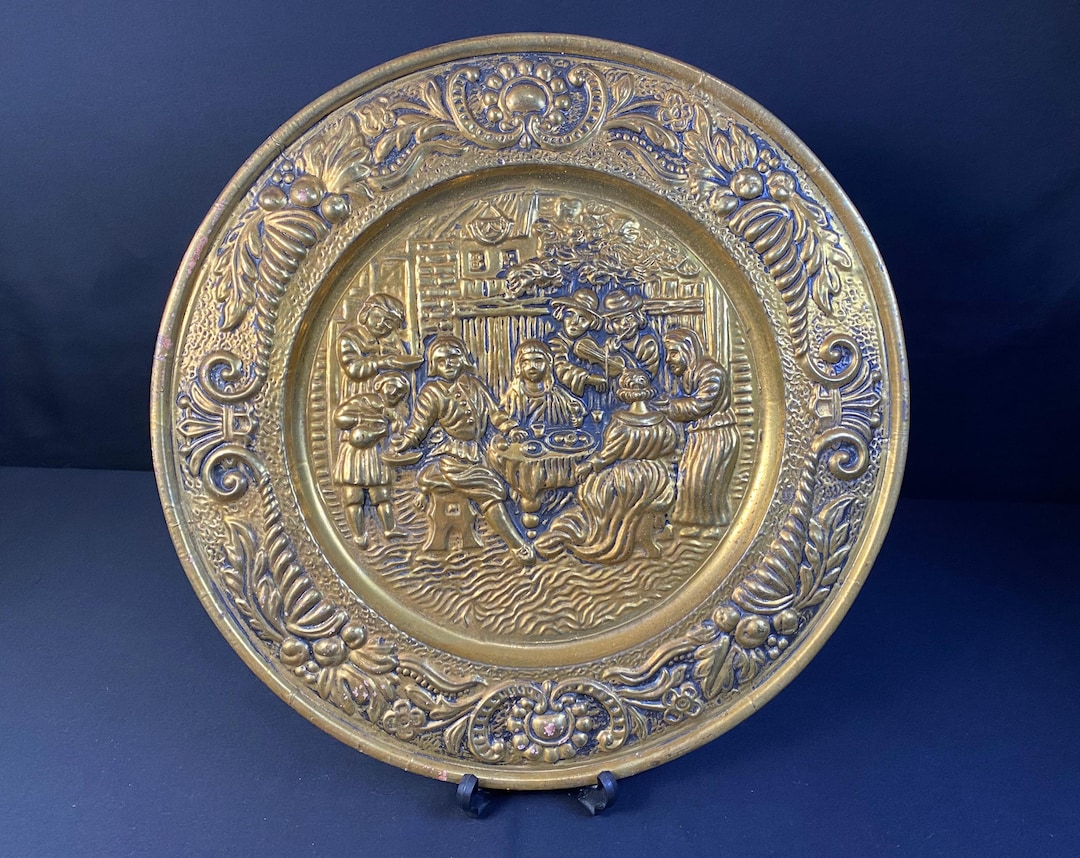 Vintage 70s Coppercraft Guild Copper Wall Plate - Made in England - Etsy