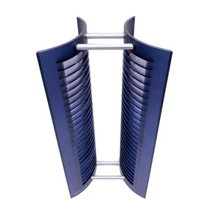 Vintage Storage Holder Case Tower 25 Disc CD Holder Tower Rack CD ...