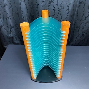 Vintage Storage Holder Case Tower 20 Disc CD Holder Tower Rack CD ...