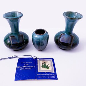 Vintage Blue Mountain Pottery Vases BMP Collingwood Canada Collectible ...