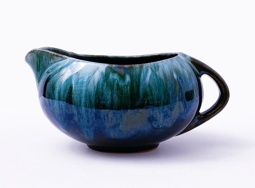 Blue Mountain Pottery Creamer BMP Collingwood Canada Collectible Green ...