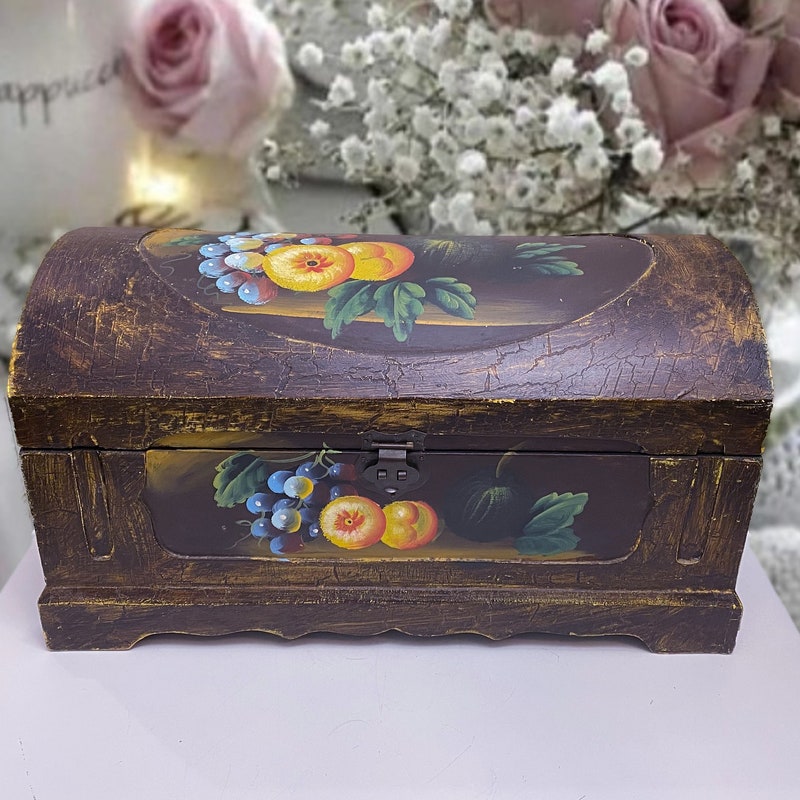 Vintage Keepsake Box - Etsy
