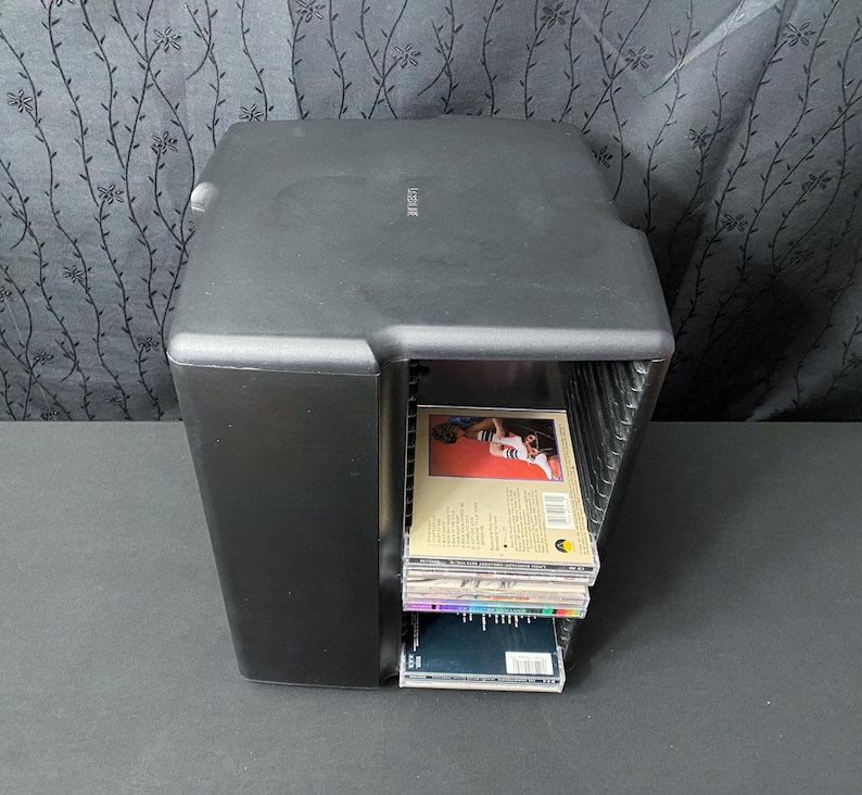 Vintage Laserline Rotating CD DVD Tower: Hard Plastic Media Storage - Etsy