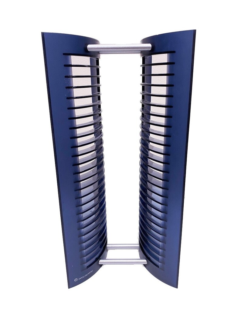 Vintage Storage Holder Case Tower 25 Disc CD Holder Tower Rack CD ...