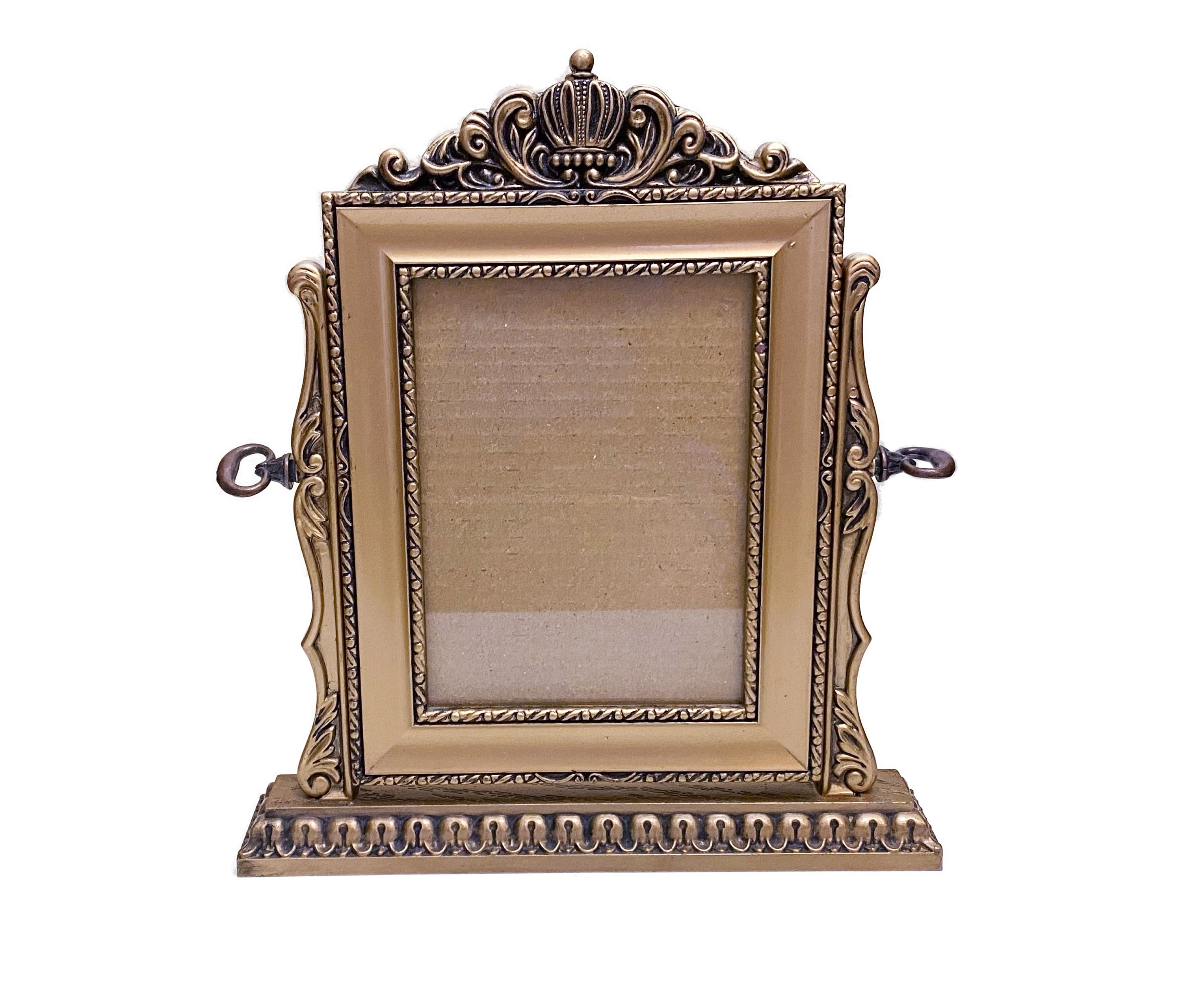 Table Top Acrylic Faux Gold Swivel Frame Tilting Frame Home Decor - Etsy