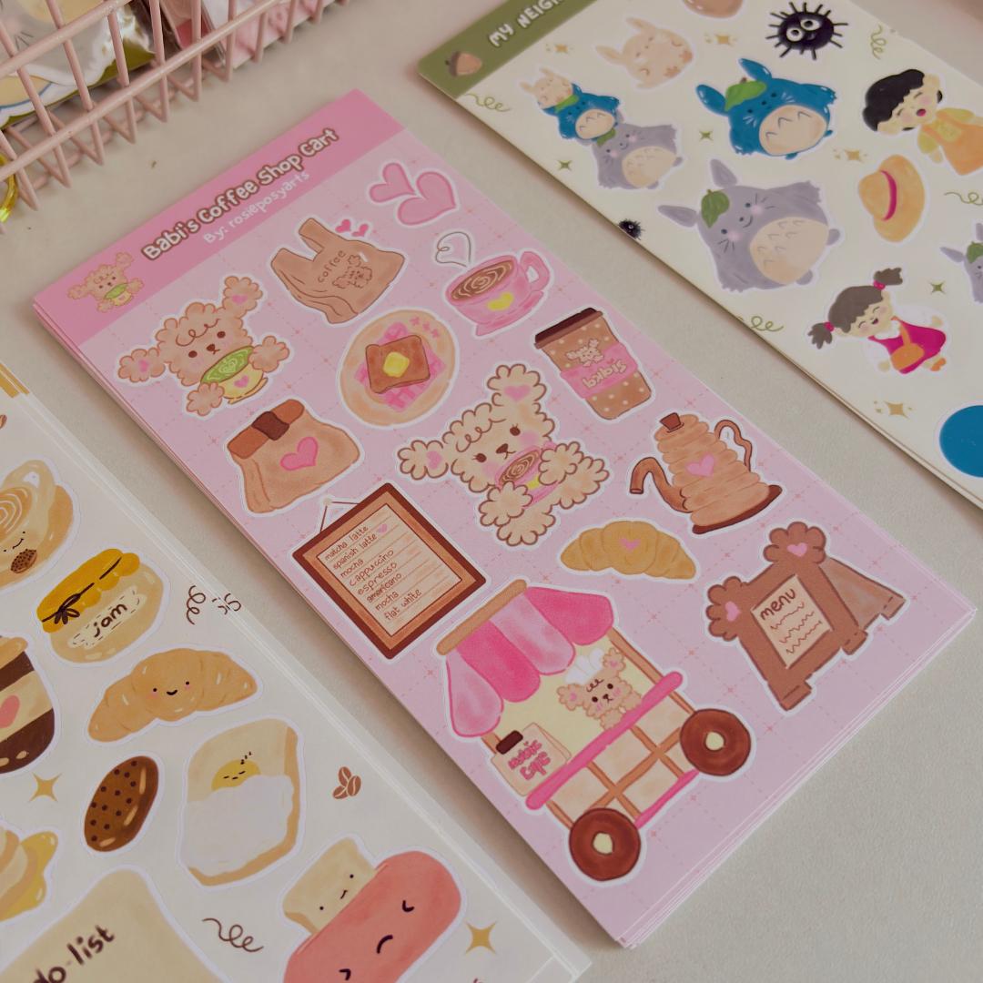 Babi Sticker Sheet Collection - Etsy