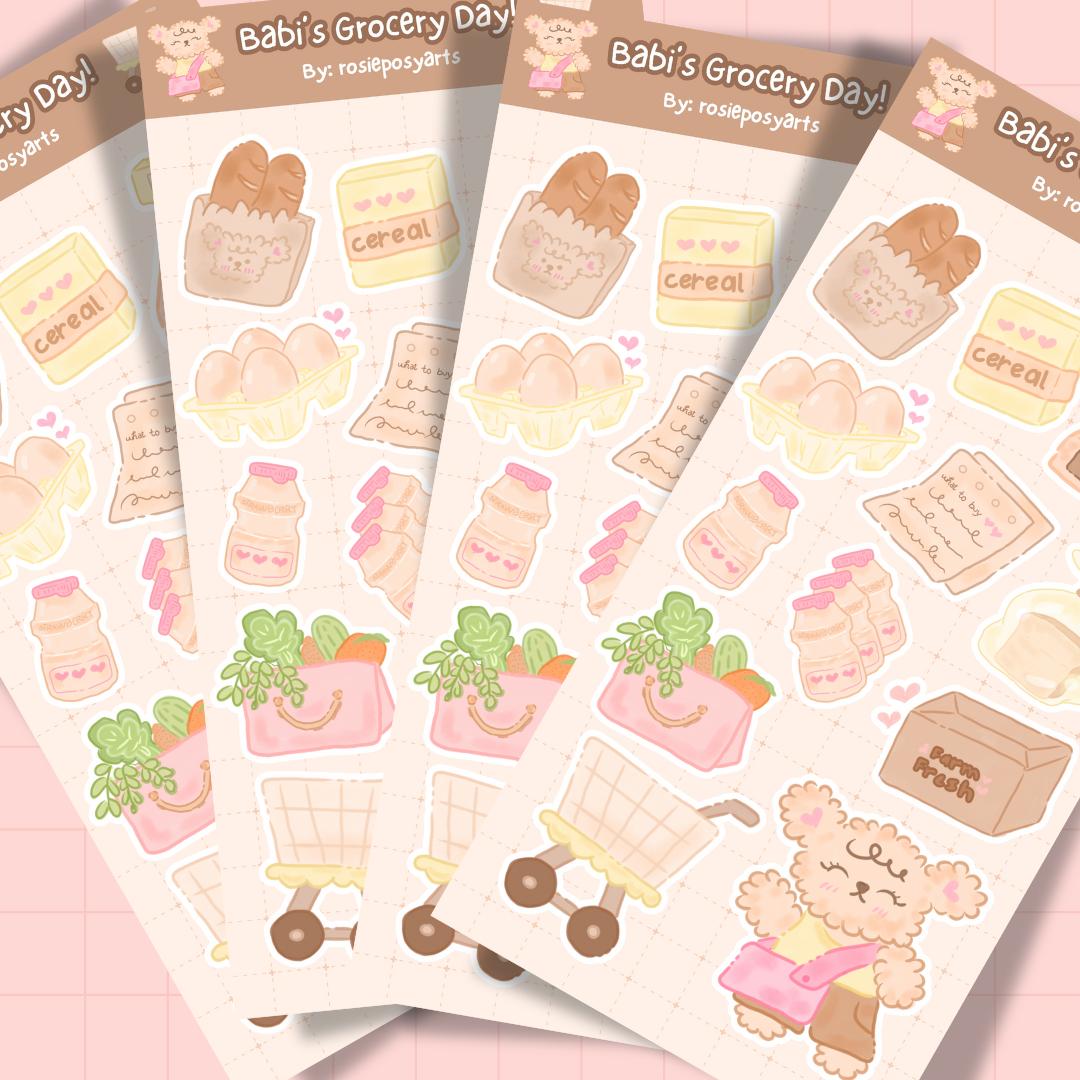 Babi Sticker Sheet Collection - Etsy