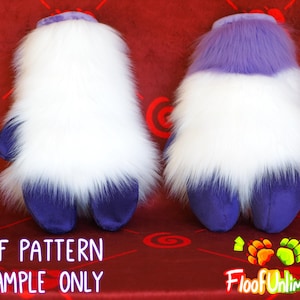 DIY Fursuit Puffy Hooves - PDF Pattern by Floof Unlimited - Etsy