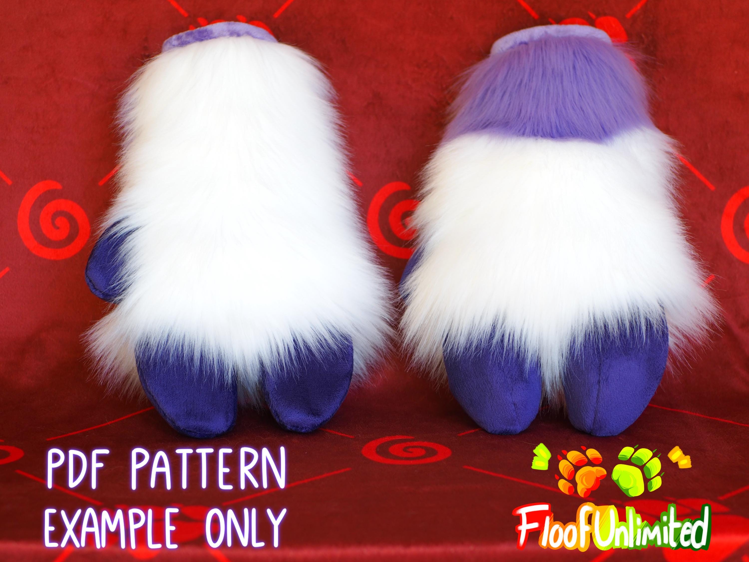 DIY Fursuit Puffy Hooves - PDF Pattern by Floof Unlimited - Etsy