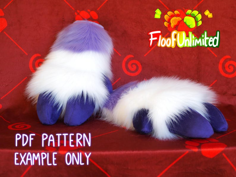 DIY Fursuit Puffy Hooves - PDF Pattern by Floof Unlimited - Etsy