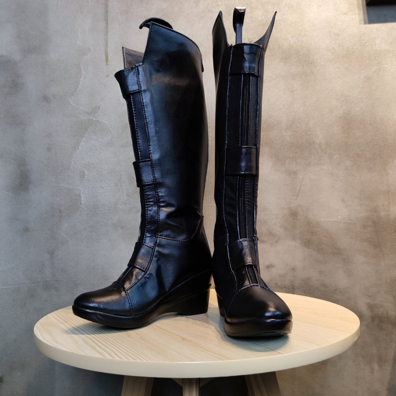 Avengers Endgame Black Widow Cosplay Shoes Natalia Romanova Boots for ...