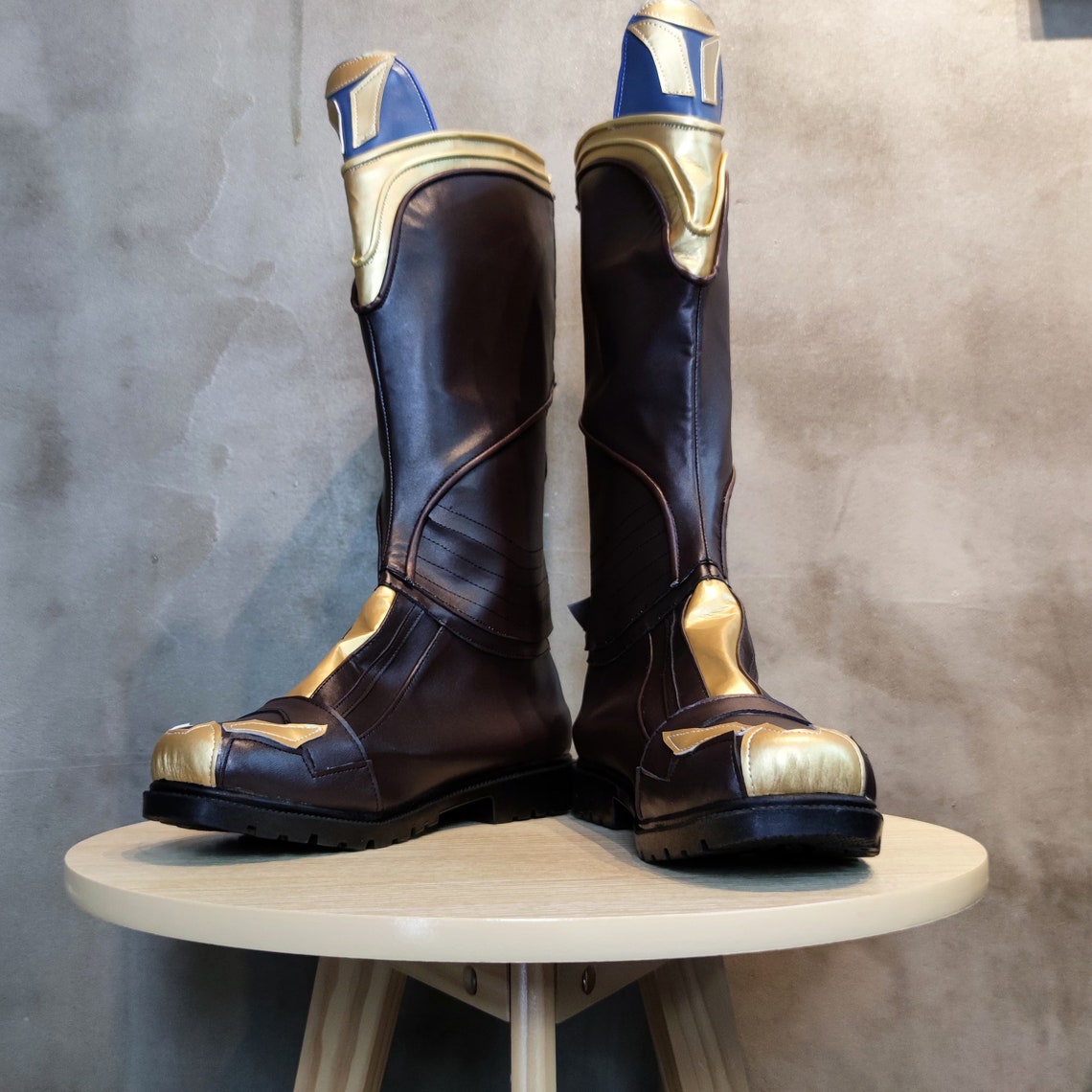 Avengers Infinity War Thanos Cosplay Shoes Men Boots Custom Made - Etsy