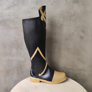 Genshin Impact Aether Cosplay Shoes Men Boots Custom Made - Etsy